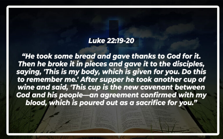 35 Important Bible Verses About Communion - Bible Repository