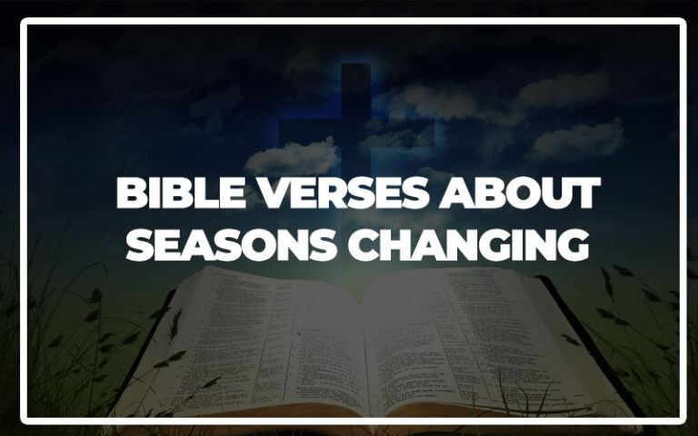 35 Bible Verses About Seasons Changing (Explained) - Bible Repository