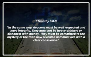 35 Bible Verses About Deacons (Explained) - Bible Repository