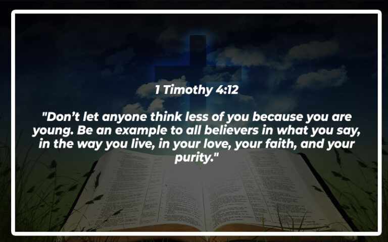 35 Bible Verses About Leading By Example (Explained) - Bible Repository