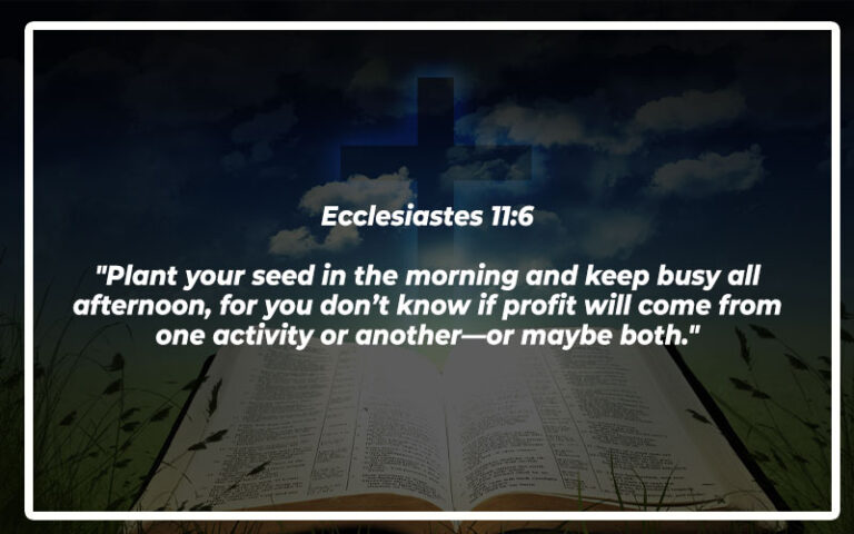 35 Bible Verses About Sowing and Reaping (Explained) - Bible Repository