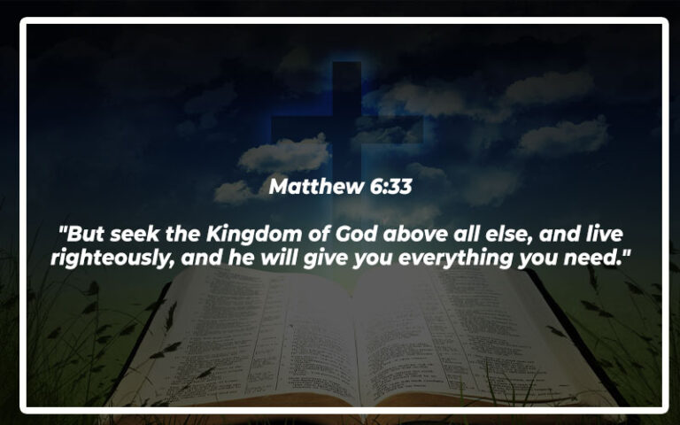 35 Bible Verses About Putting God First - Bible Repository
