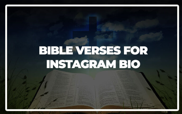 35 Bible Verses for Instagram Bio - Bible Repository