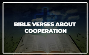 35 Bible Verses About Cooperation - Bible Repository
