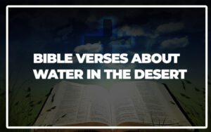 35 Bible Verses About Water in the Desert - Bible Repository