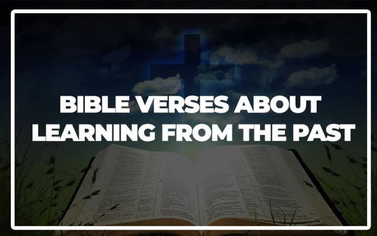 35 Bible Verses About Learning From The Past - Bible Repository